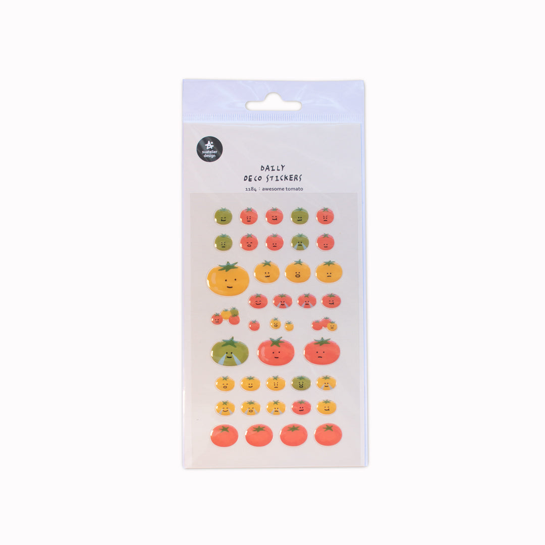 Suatelier Design - Awesome Tomato Journal Stickers | South Korean ...