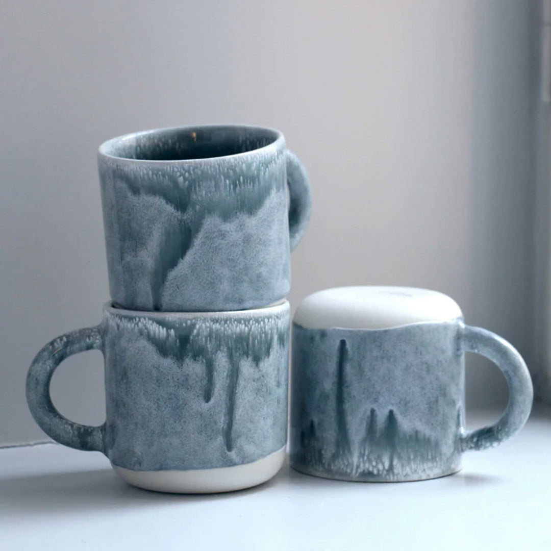Studio Arhoj | Chug Mug | Ceramic Drip Glazed Mug | Storm Cloud – USTUDIO
