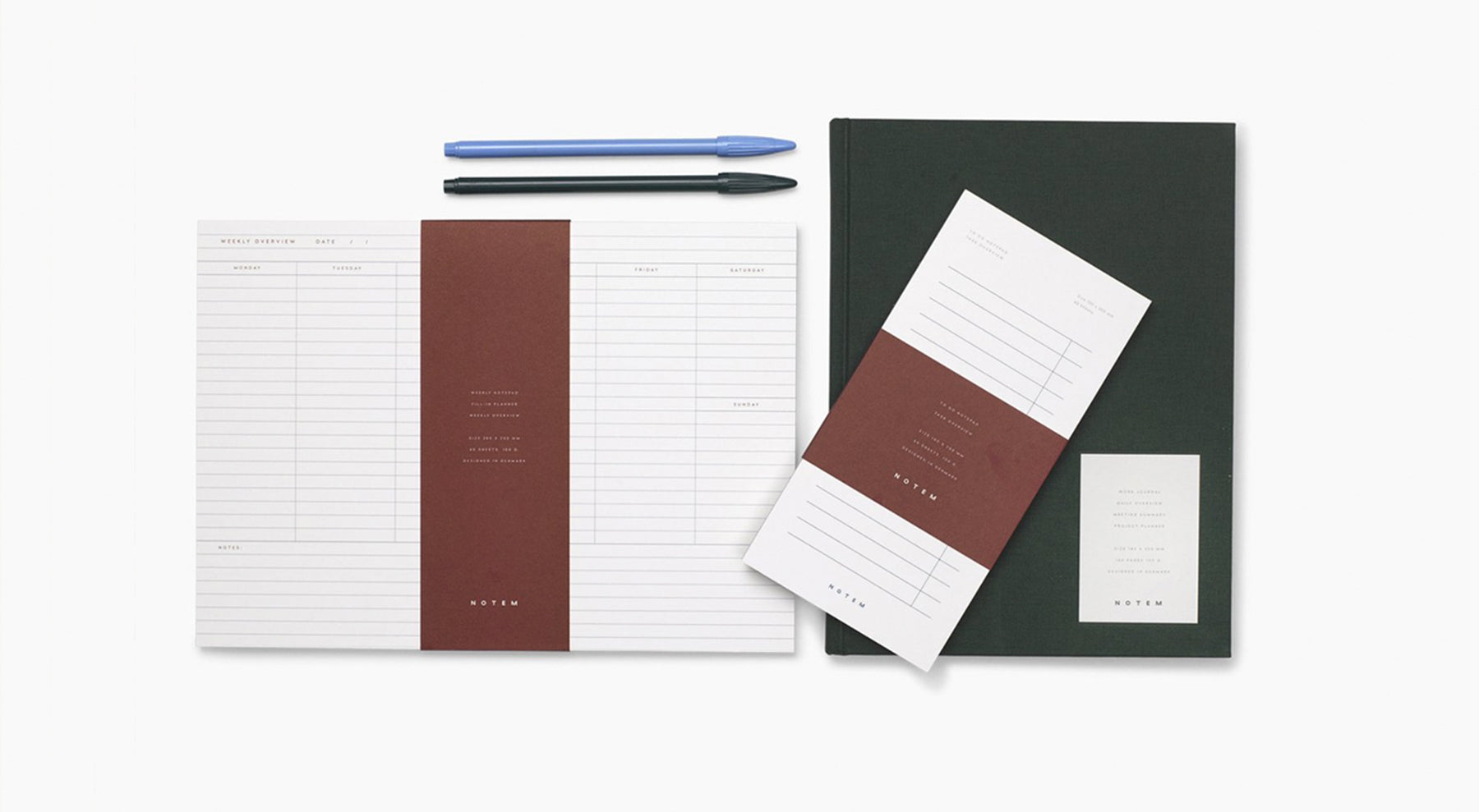 Notem Danish Stationery | Notebooks, Planners + Journals | USTUDIO