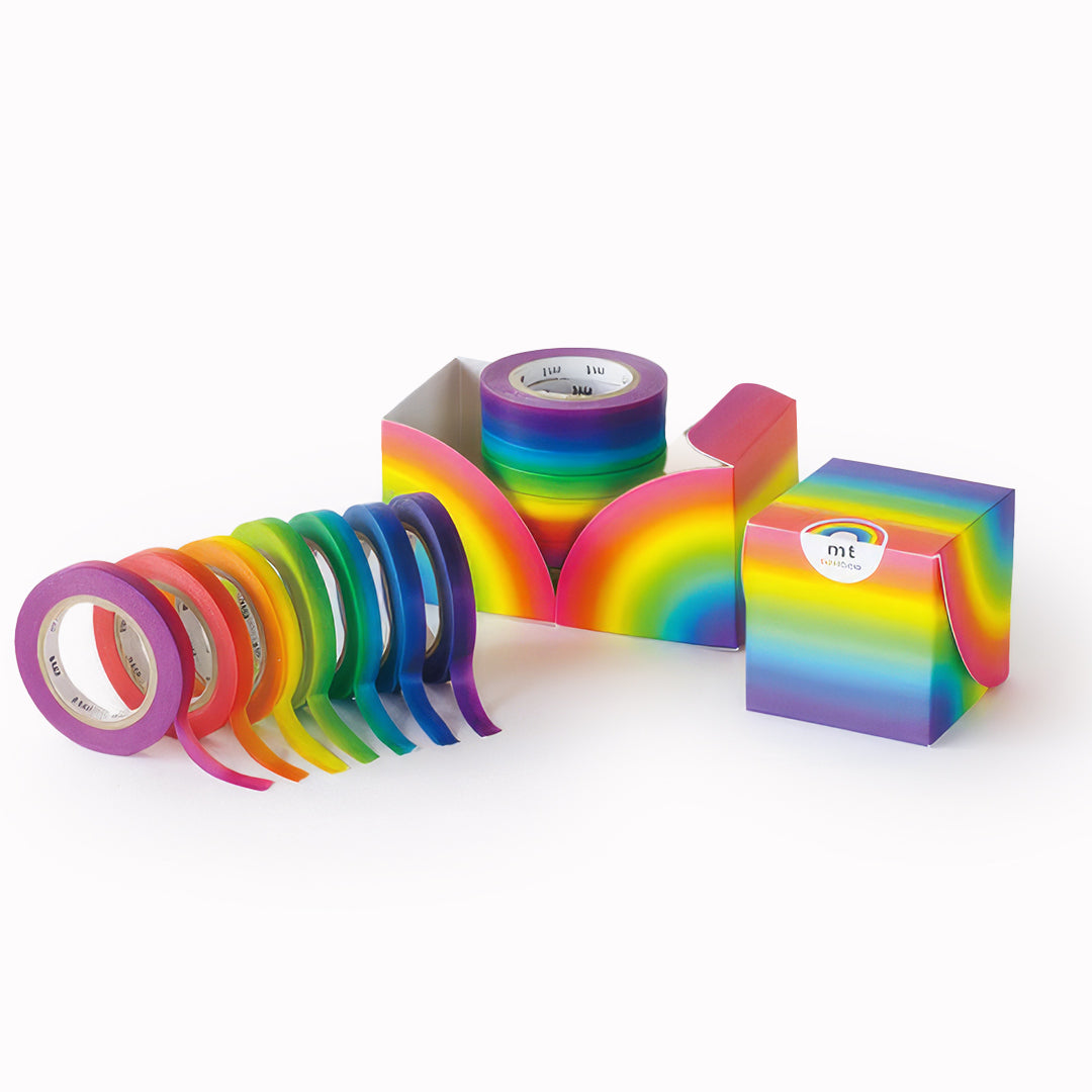 MT Tape Washi Tape | Rainbow Gift Set | 7 Decorative Sticky Tapes – USTUDIO